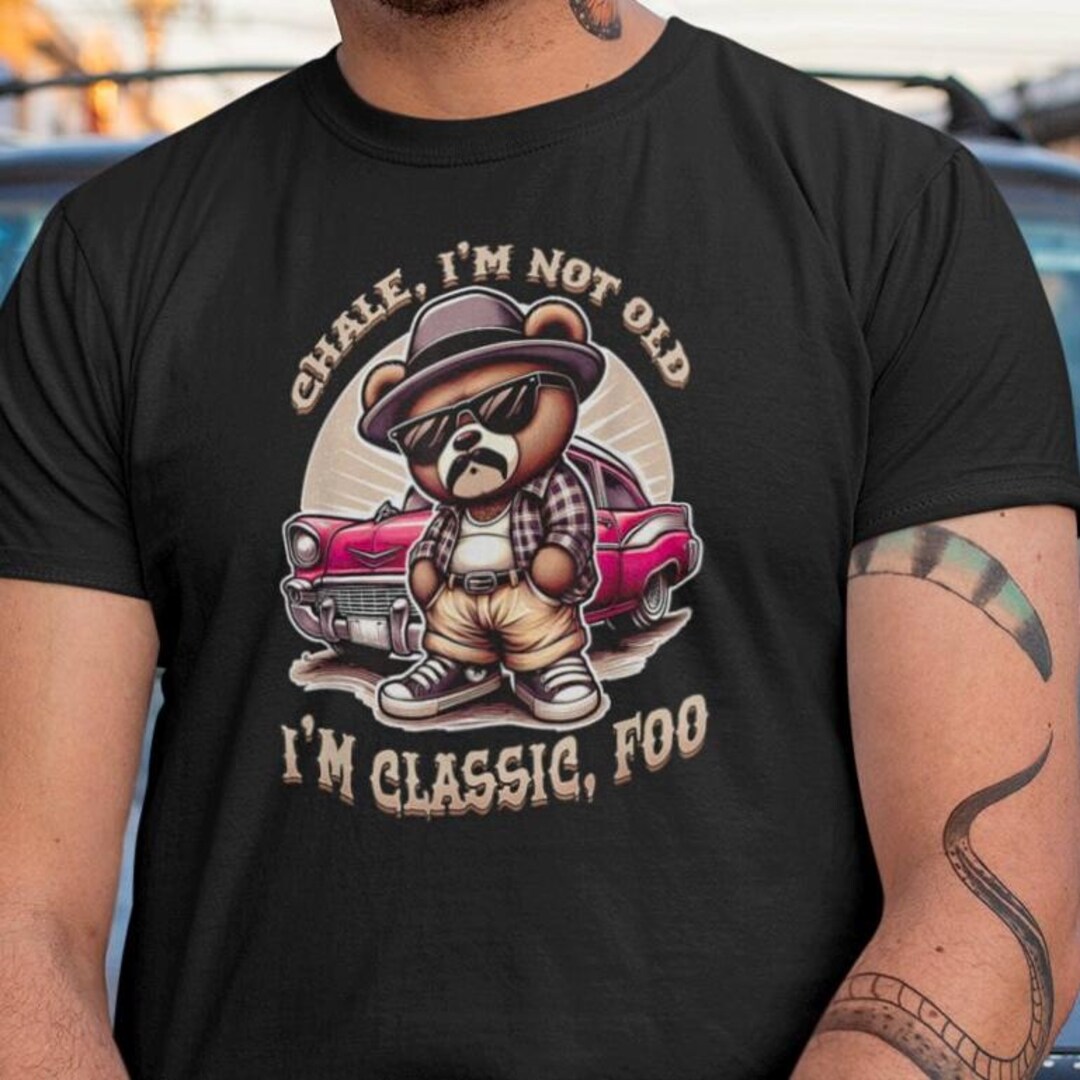 Lowrider T-shirt: Cholo Bear Graphic Tee, Car Show Shirt - Etsy