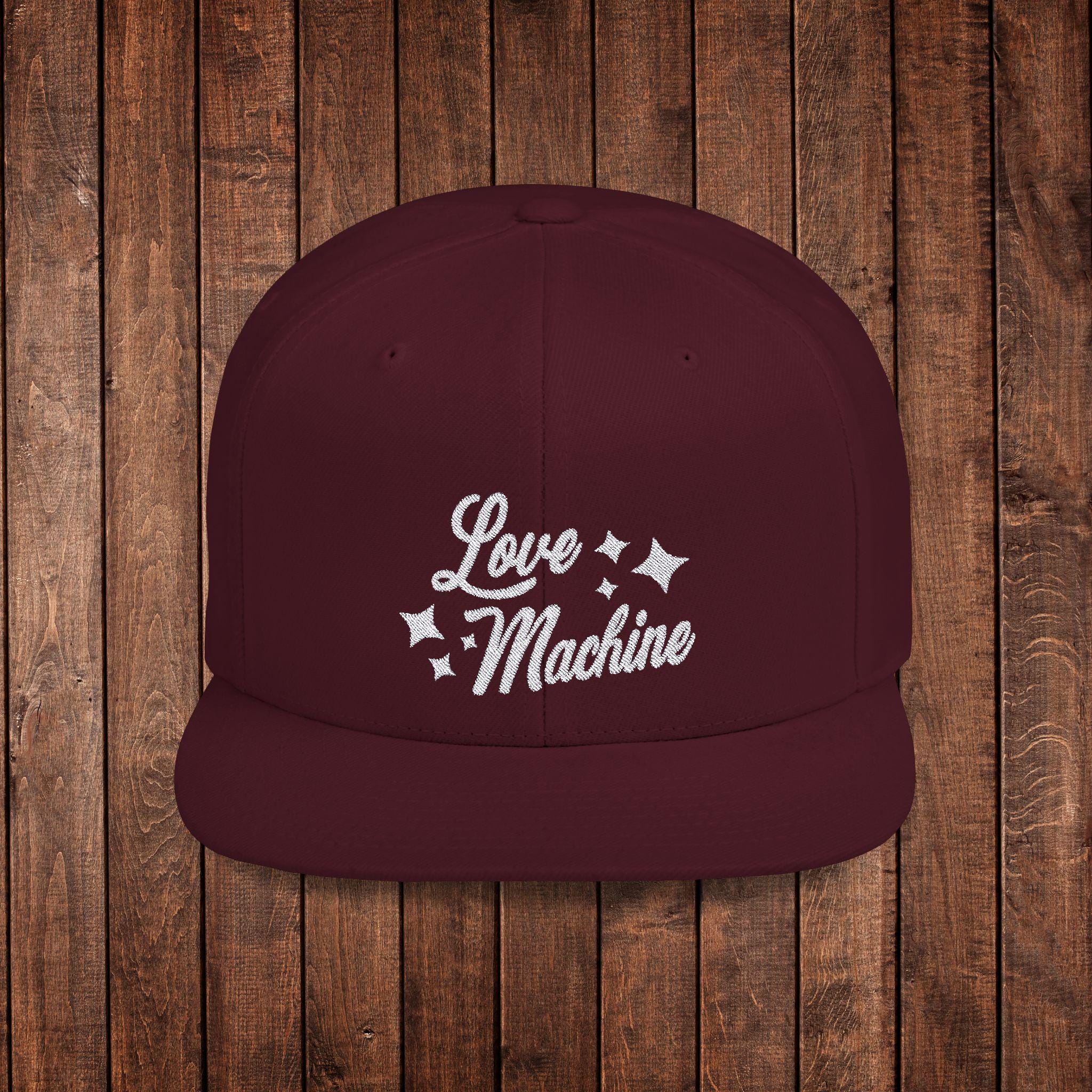 Chicano Art Snapback Hat, Love Machine Design, Funny Mens Hip Hop Cap ...