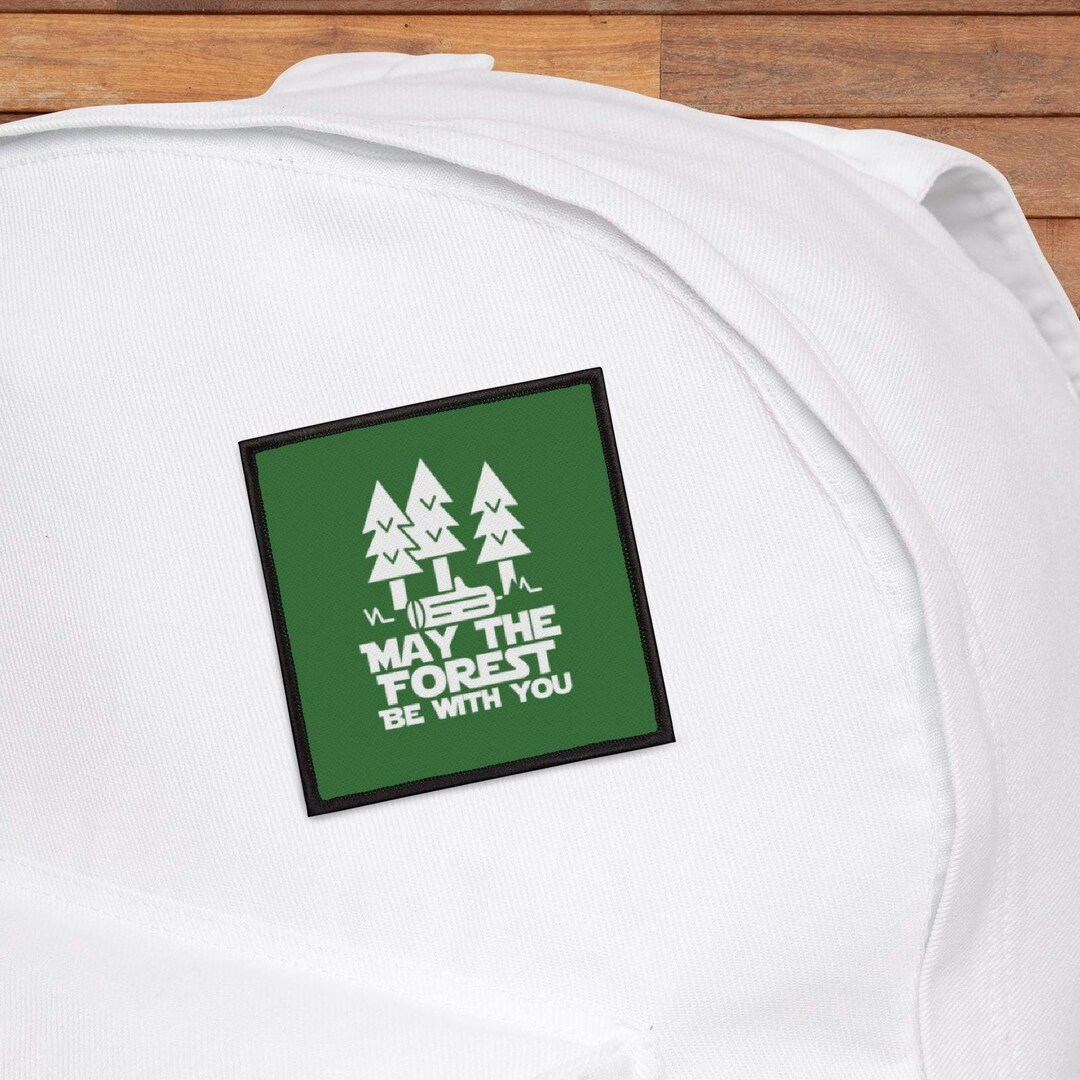 Forest-themed Iron-on Patches, Eco-friendly Decor, Outdoor Adventure ...