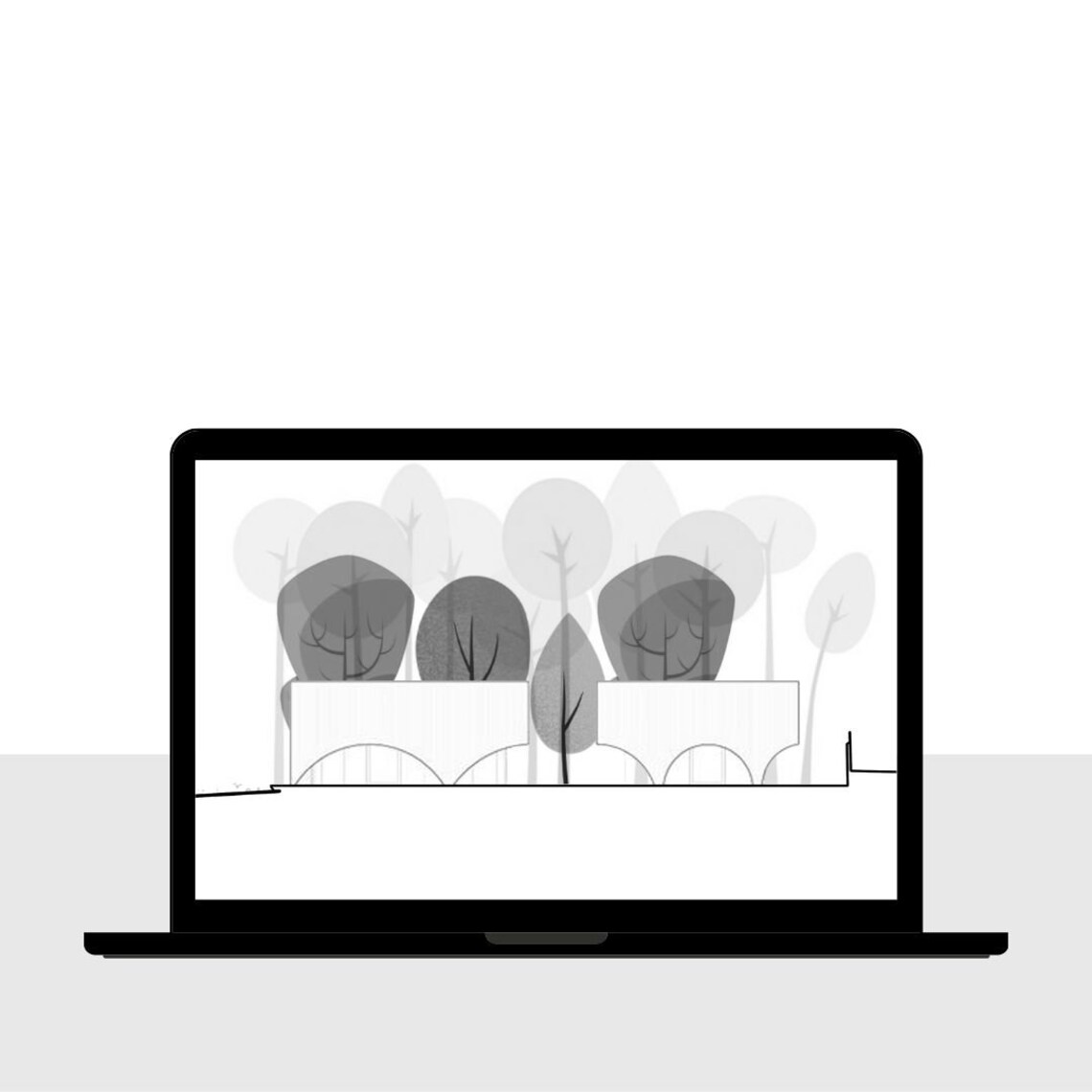 Brush Preset | Trees, Photoshop, Procreate, Indesign, Illustrator - Etsy