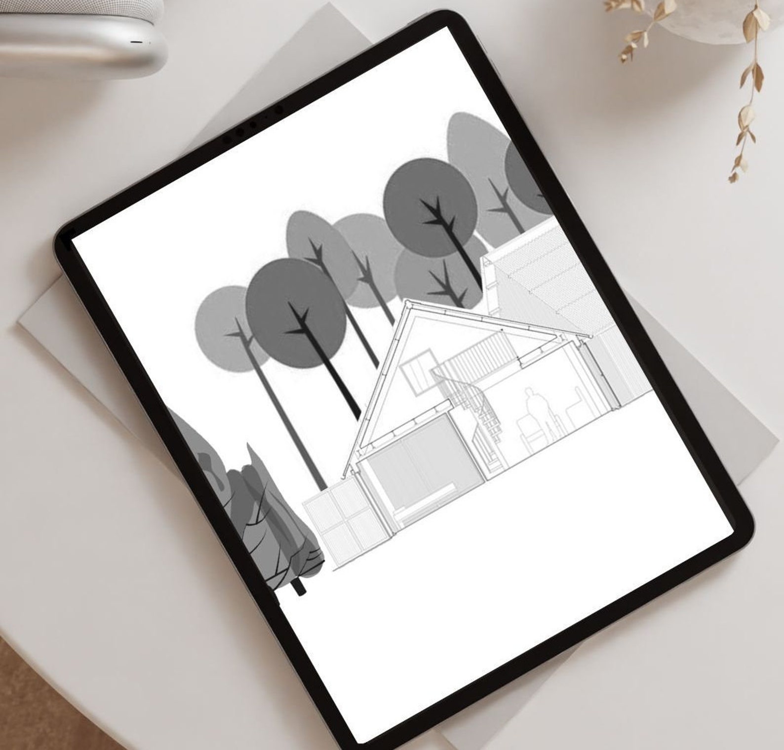 Brush Preset | Trees, Photoshop, Procreate, Indesign, Illustrator - Etsy