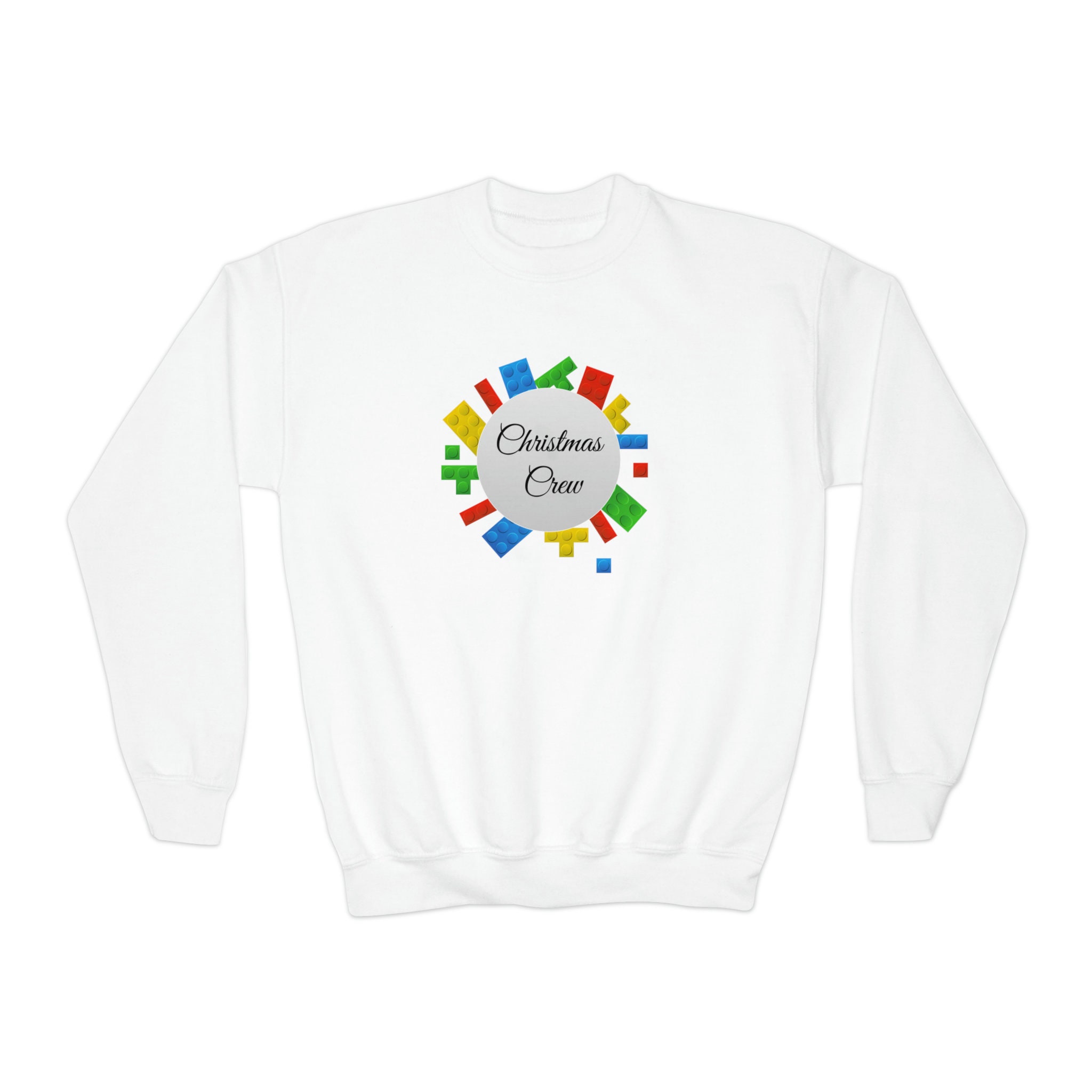 Matching Family Lego Christmas Youth Crewneck Sweatshirt - Etsy