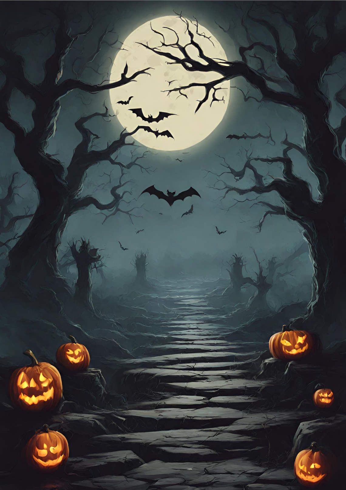 5 Digital Downloads, Halloween Collection, Halloween Decor, Halloween ...