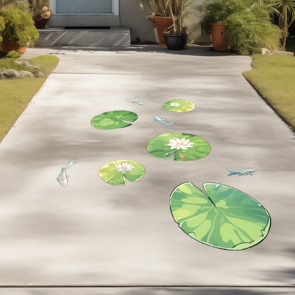 Lily Pad Sticker - Etsy