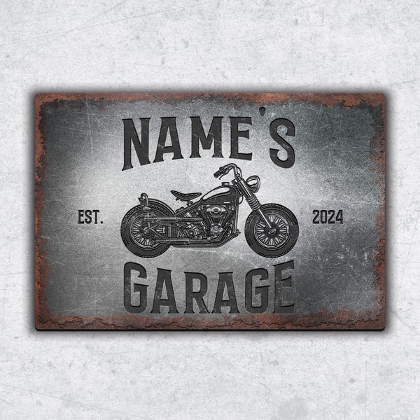 Rusty Garage Signs - Etsy