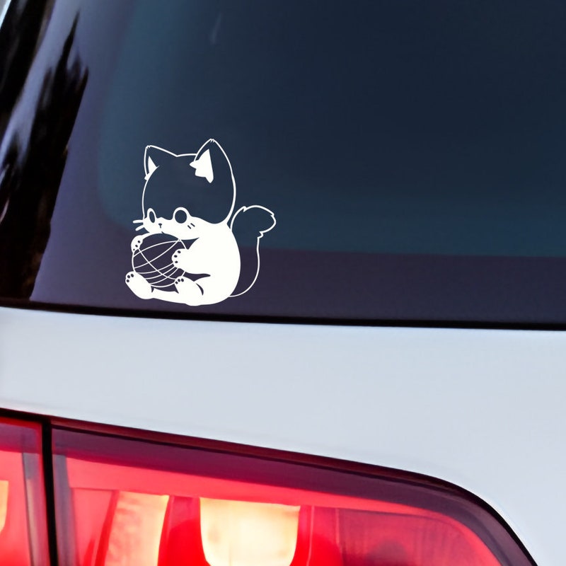 Cat Sticker for Car - Etsy