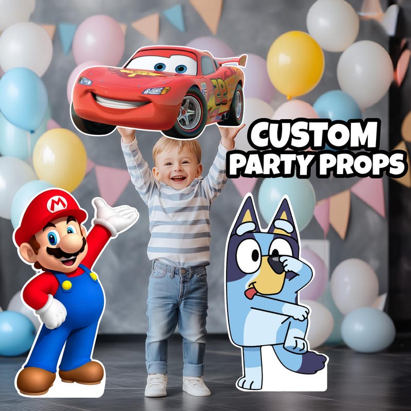 Character Cutout - Etsy