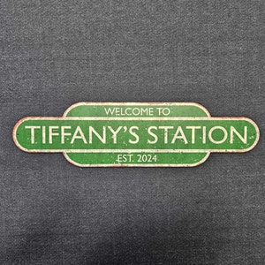 Rusted Custom Street Sign | Custom Metal Sign | Personalized Street ...