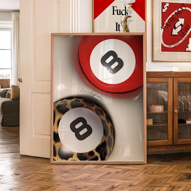 Cheetah 8 Ball - Etsy