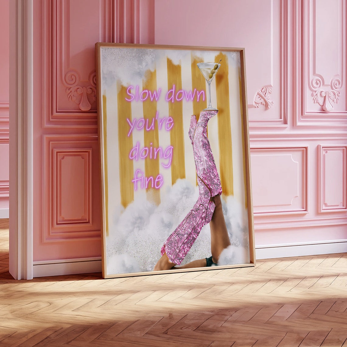 Slow Down You're Doing Fine PRINTABLE Funny Printable Swiftie Song ...