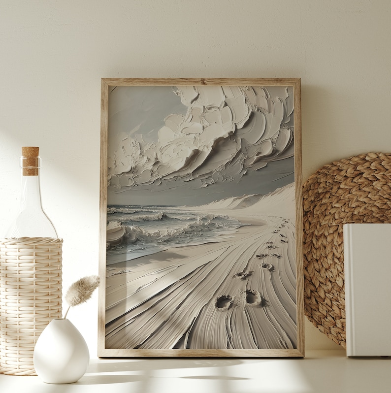 PRINTABLE Footprints in the Sand Christian Wall Art Print Prayer Art ...