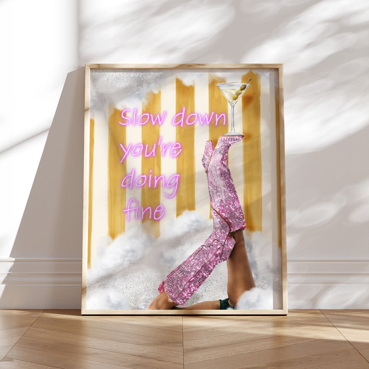 Slow Down You're Doing Fine PRINTABLE Funny Printable Swiftie Song ...