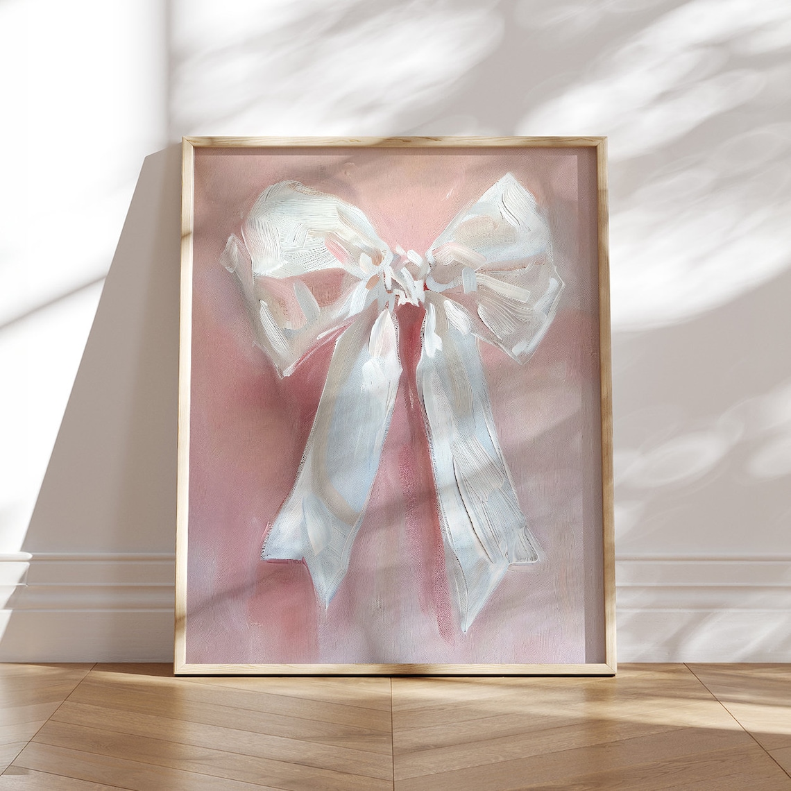 Printable Vintage Coquette Bow Pink Blush Wall Art Vintage Digital ...