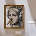 Funny Renaissance Woman Bathroom Art Print Sign, Toilet Humor Decor ...