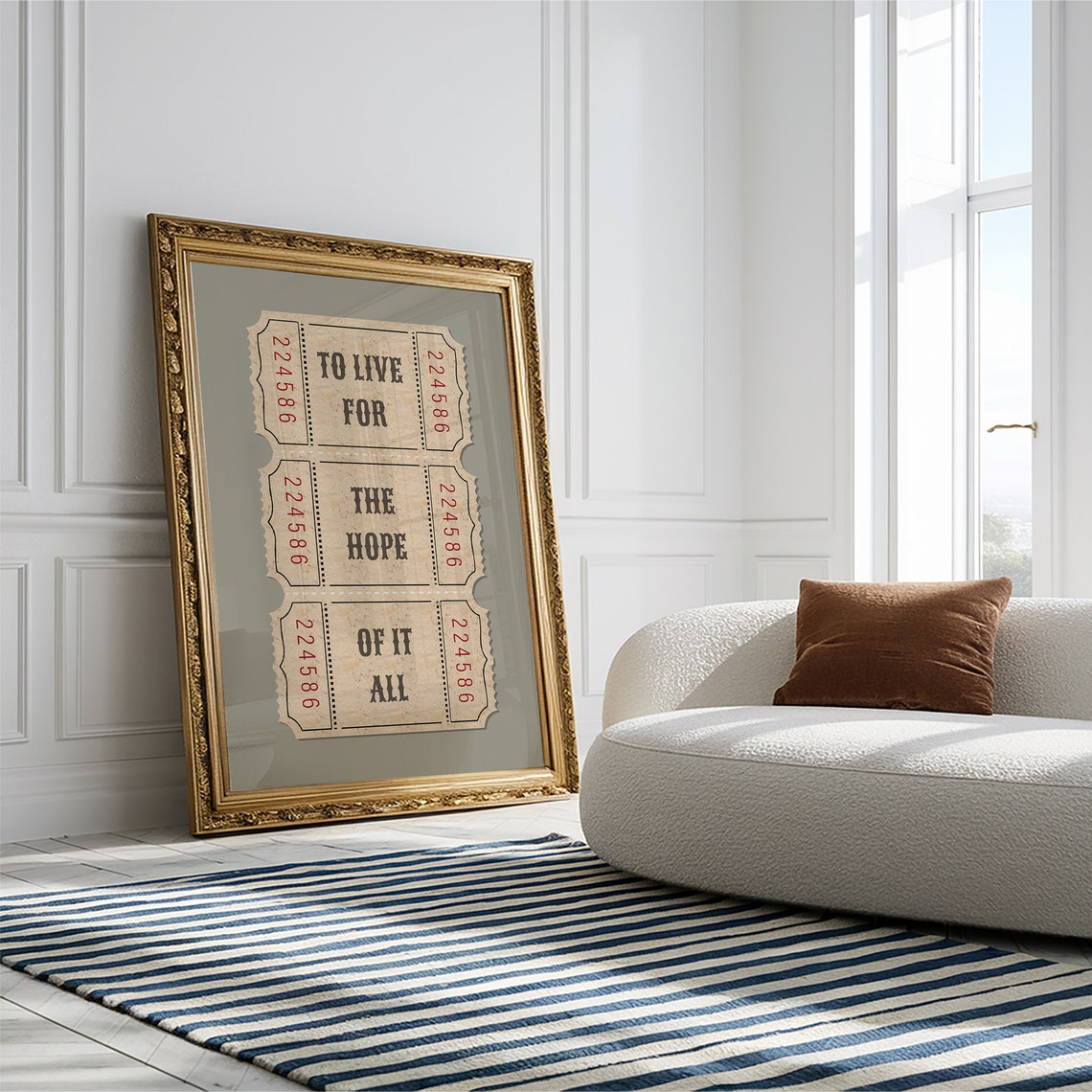 Poster August Taylor Wall Art to Live for the Hope of It All Printable ...