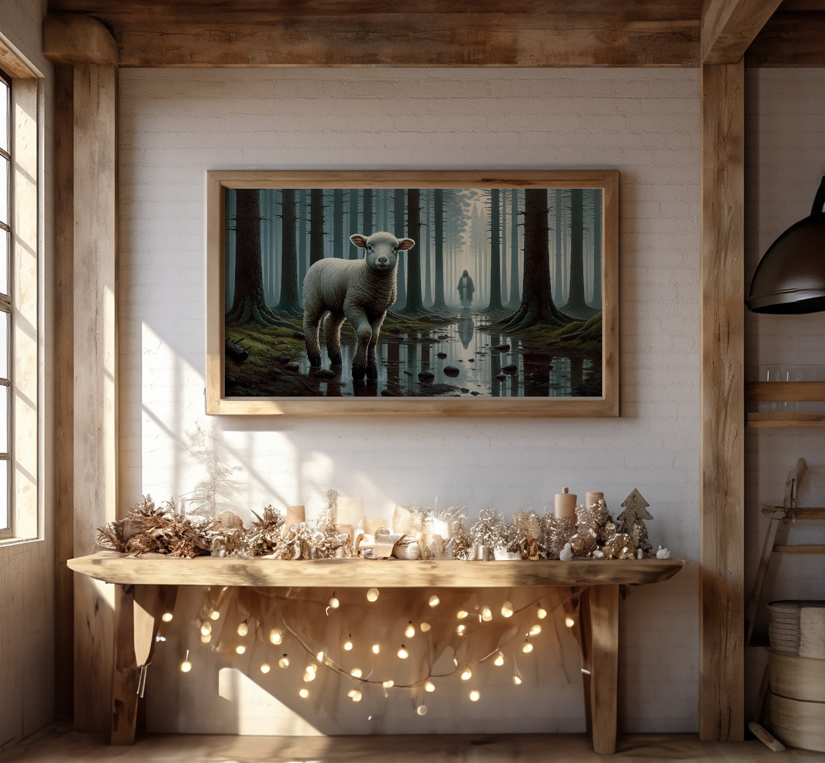 The Good Shepherd Frame TV Art for Samsung Frame TV Jesus Yeshua ...