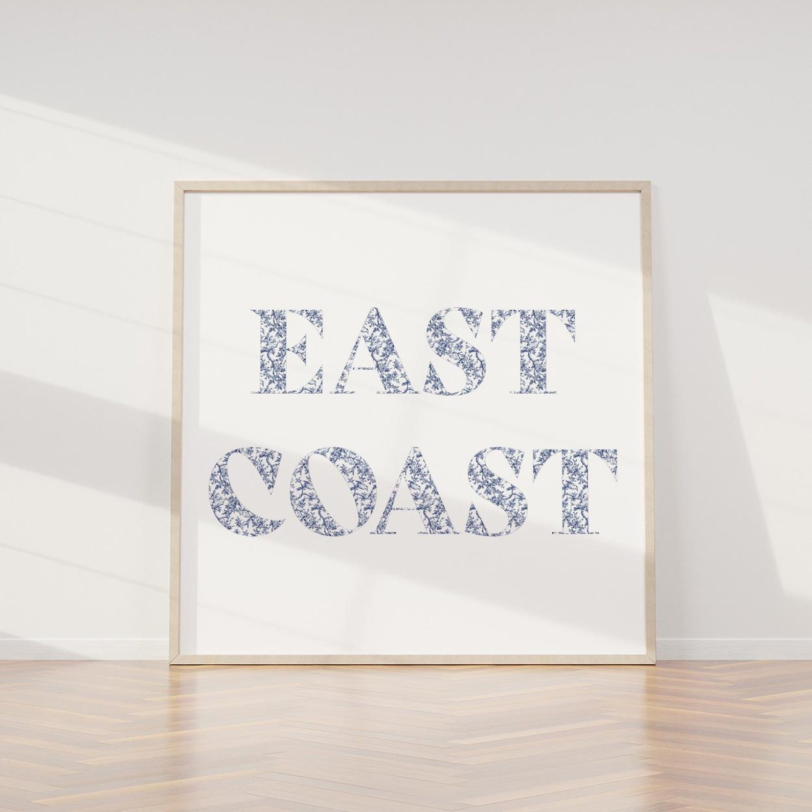 Coastal Print Set of 4 Coastal Decor Oyster Shells Beach Dorm Room ...