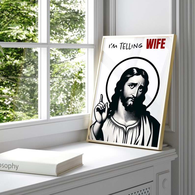 Funny Jesus Meme Wife Birthday Poster, Digital Wall Art (printable) - Etsy