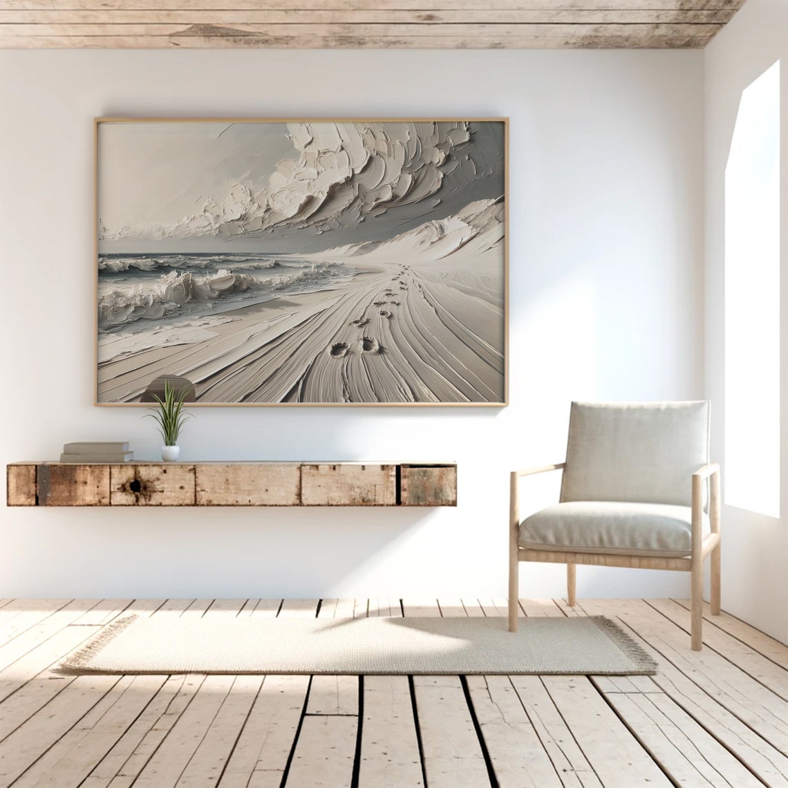 Footprints in the Sand Christian Art Print – Religious Home Decor ...