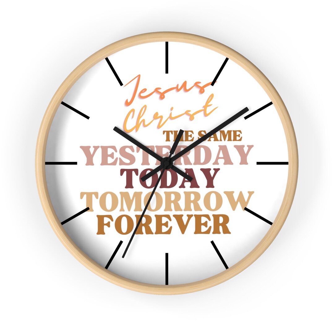 Jesus Christ Wall Clock - Etsy