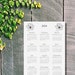 2024 Yearly Printable Calendar (PDF Files Included) - Etsy