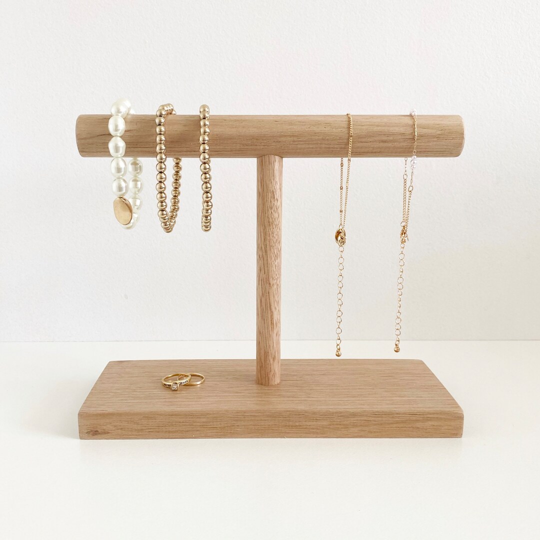 Bracelet / Watch Stand - Wood Bracelet Stand, Timber Watch Stand ...