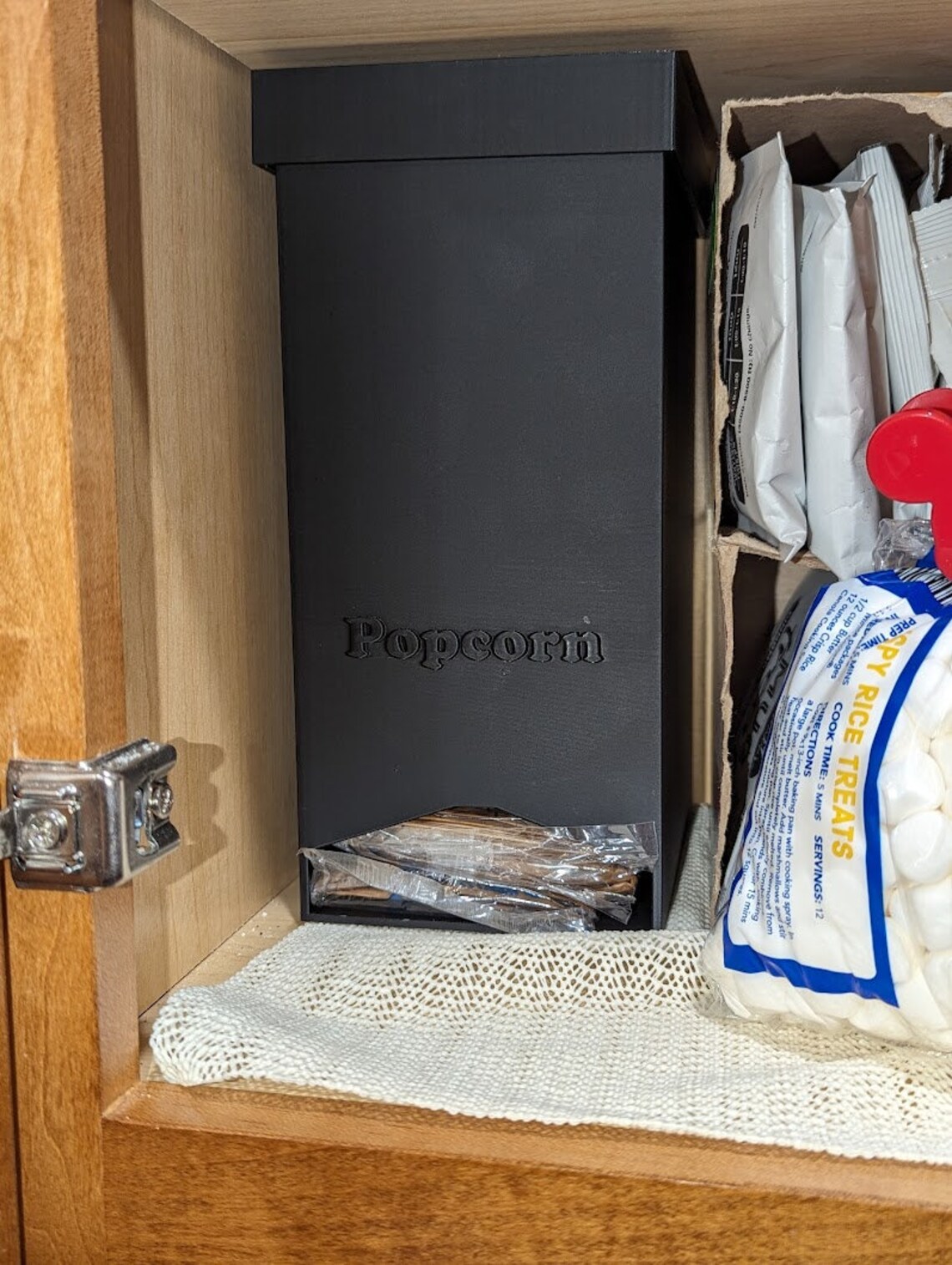 3D Printed Popcorn Bag Organizer - Dispenser, 18ct. Microwave Bags ...