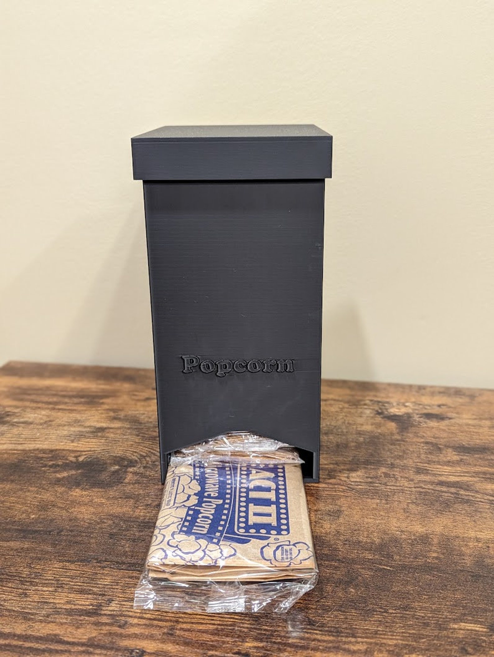 3D Printed Popcorn Bag Organizer - Dispenser, 18ct. Microwave Bags ...