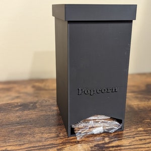 3D Printed Popcorn Bag Organizer - Dispenser, 18ct. Microwave Bags ...