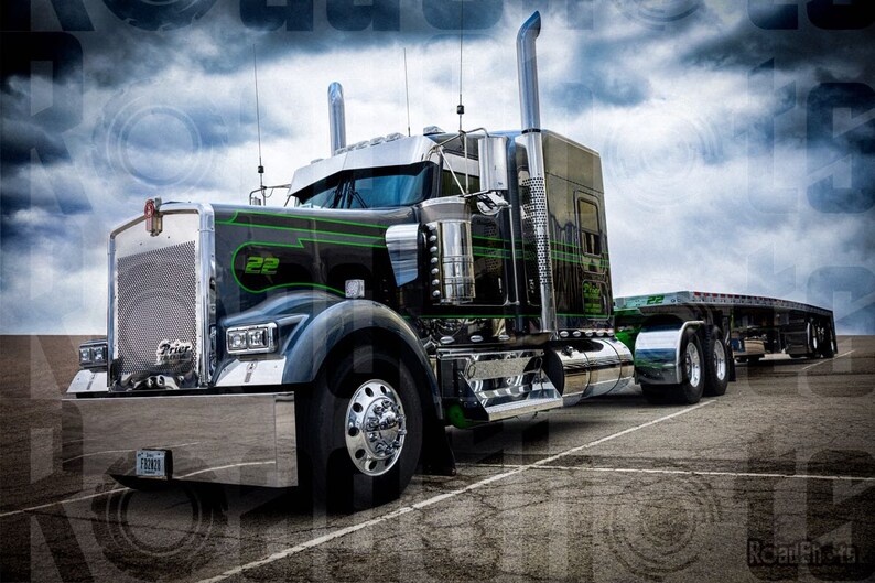 Custom 18 Wheeler Photo, Collectible 00009 - Etsy