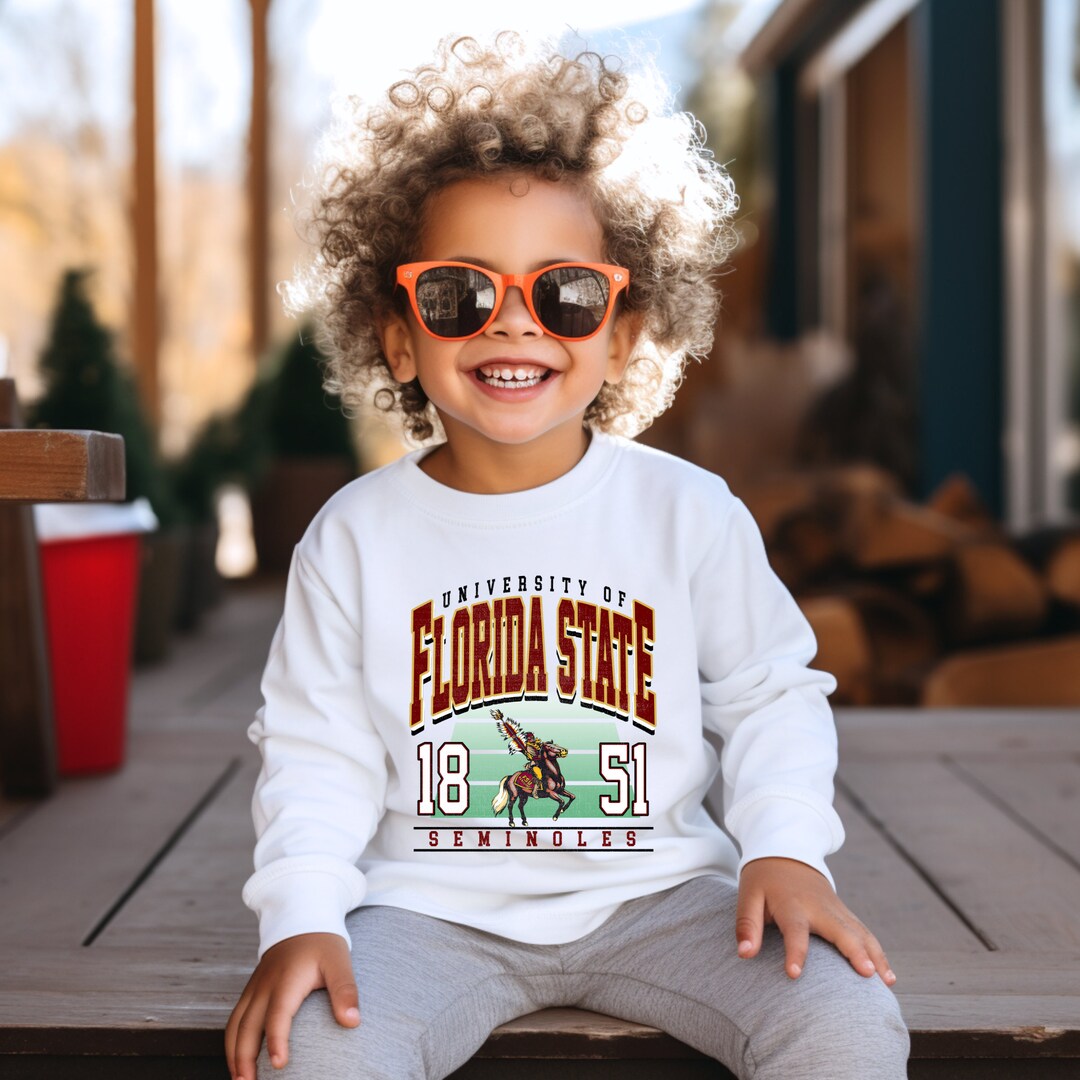 Kids Florida State Sweatshirt, Kids FSU Football Sweatshirt, Kids ...