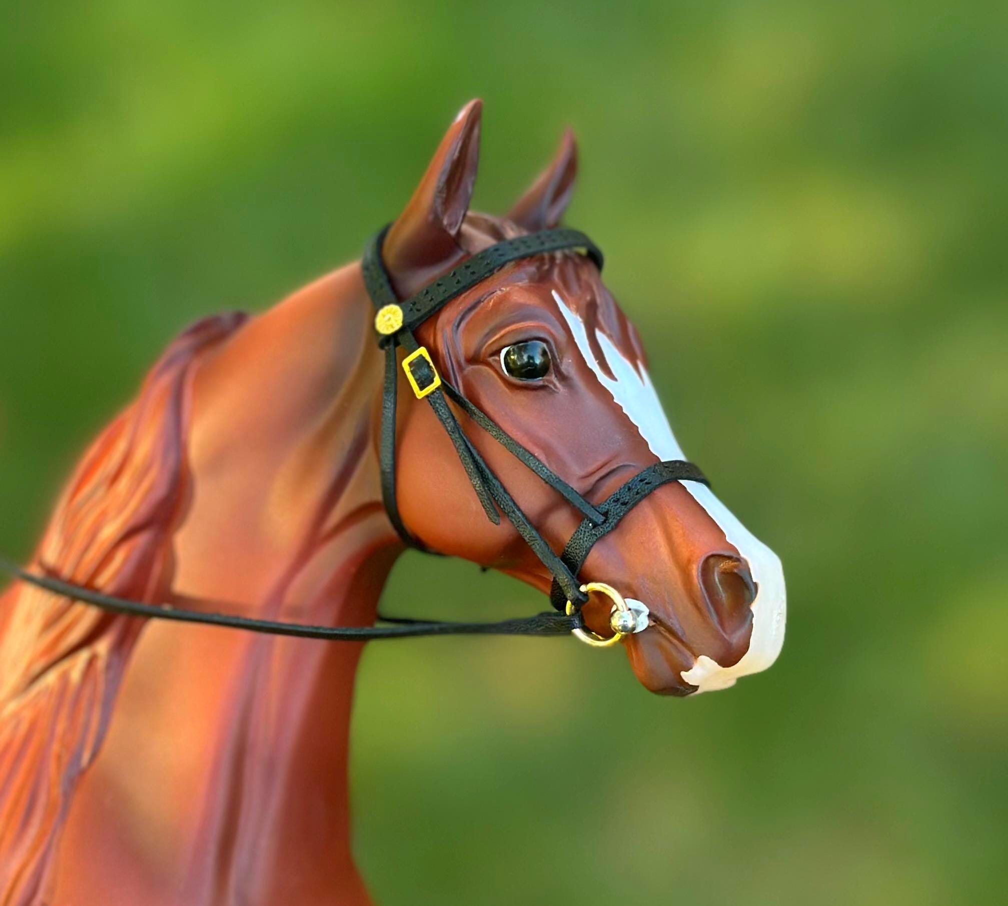 1:9 Scale English Hunter Snaffle Bridle for Model Horses - Etsy