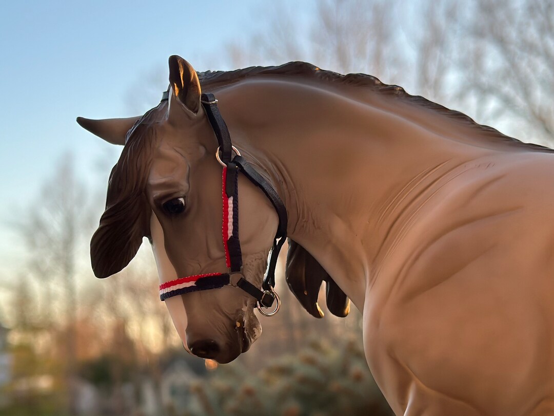 1:9 Scale Leather Draft Horse Halter for Model Horses - Etsy