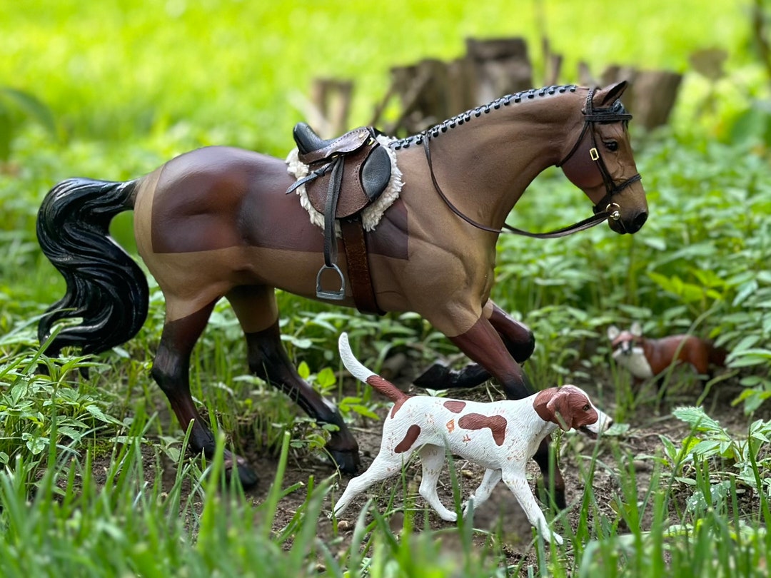 1:9 Scale English Fox Hunting Saddle & Bridle Set for Model Horses - Etsy