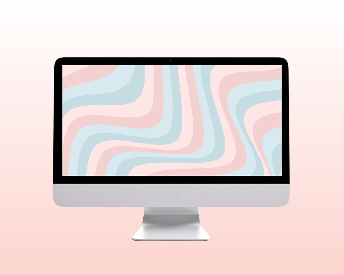 Pastel Desktop & Phone Wallpaper Minimalist Abstract Background ...