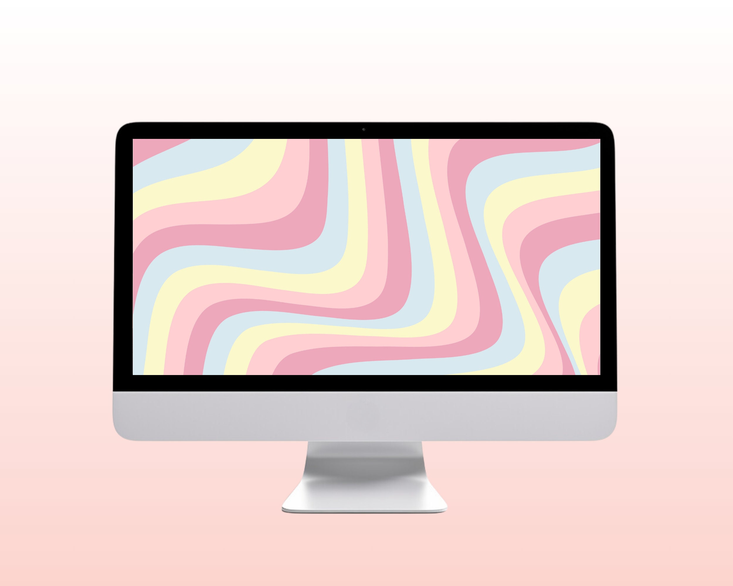 Pastel Desktop & Phone Wallpaper Minimalist Abstract Background ...
