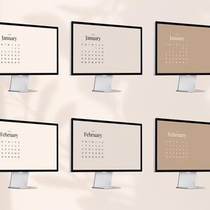 2026 Monthly Desktop Calendar Wallpaper Computer Wallpaper for Mac Imac ...