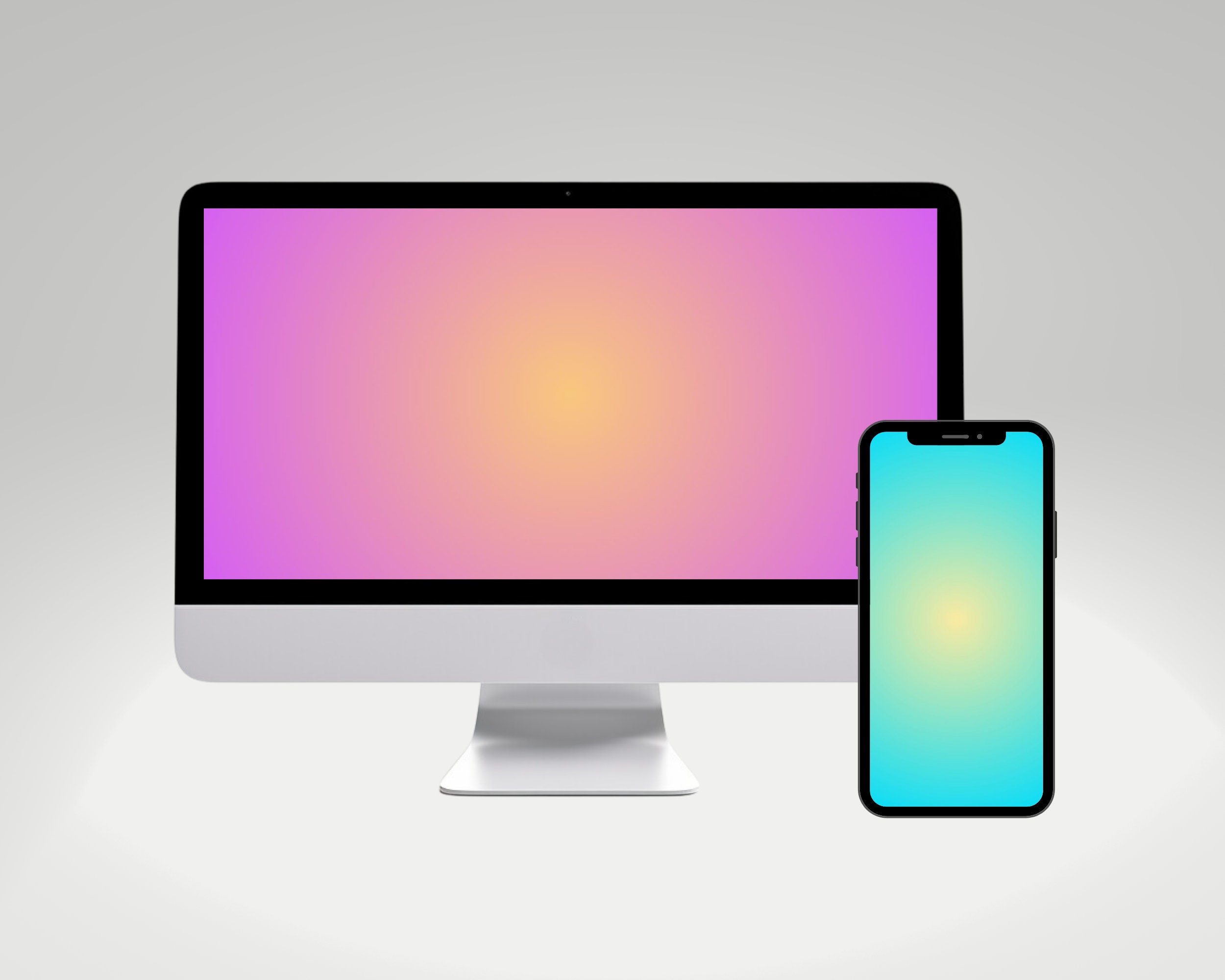 Gradient Desktop Wallpapers Set of 10 Gradient Theme MacBook Colorful ...
