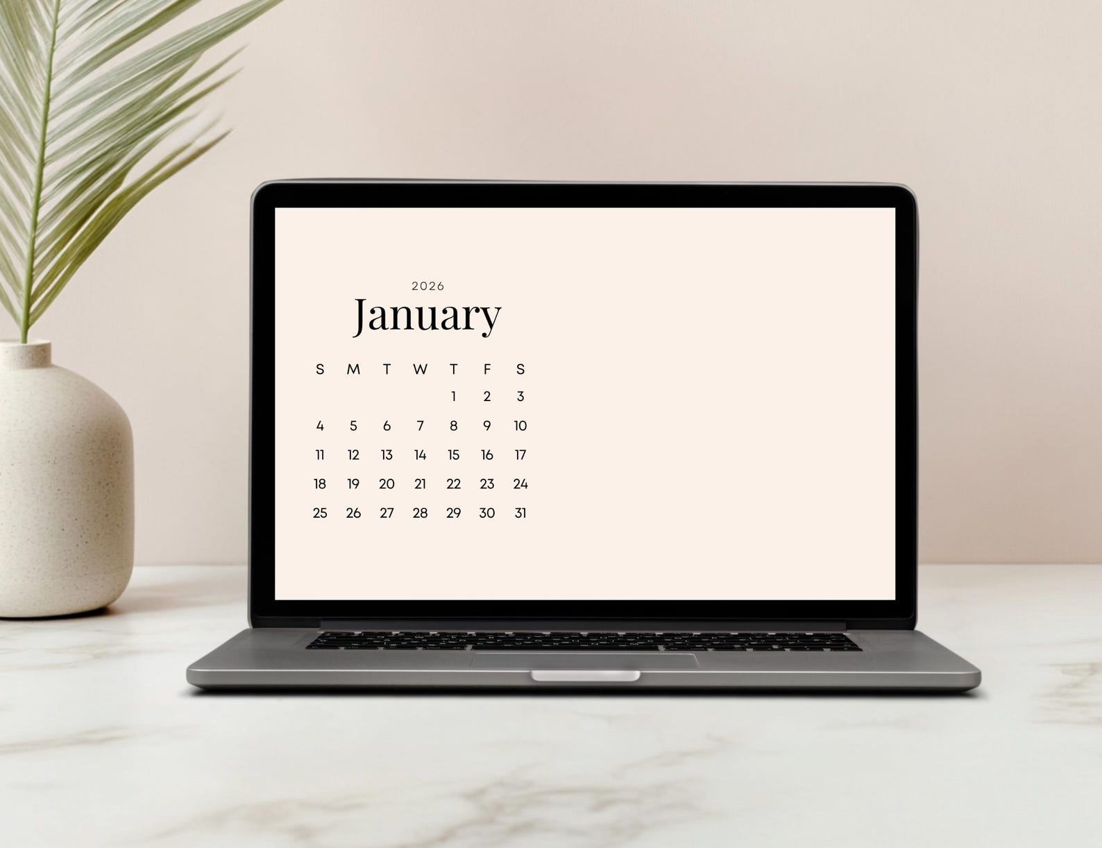 2026 Monthly Desktop Calendar Wallpaper Computer Wallpaper for Mac Imac ...