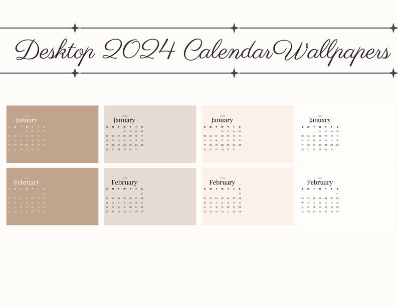 2025 Monthly Desktop Calendar Wallpaper Computer Wallpaper for Mac Imac ...