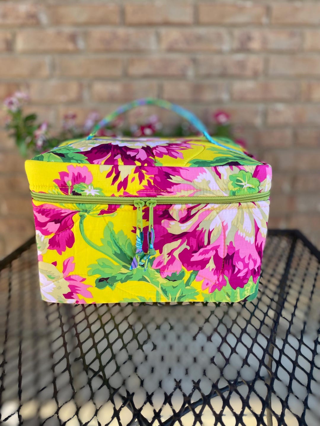 CUSTOM Fabric Large Train Case/makeup Case/all Aboard - Etsy