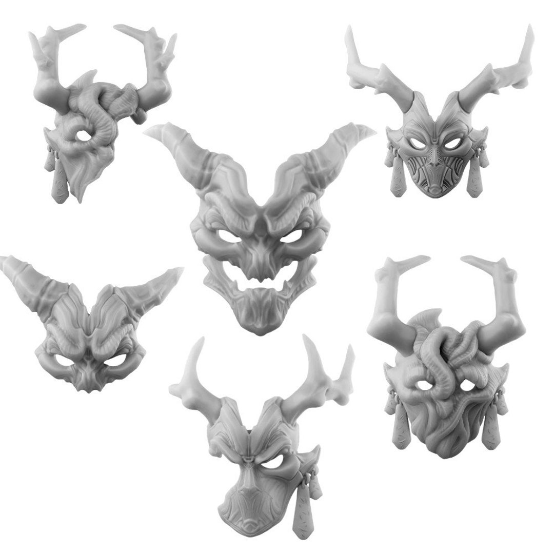 Arise Mask Berserker Mask for Figures DND 14k BONUS Print 3D RPG ...