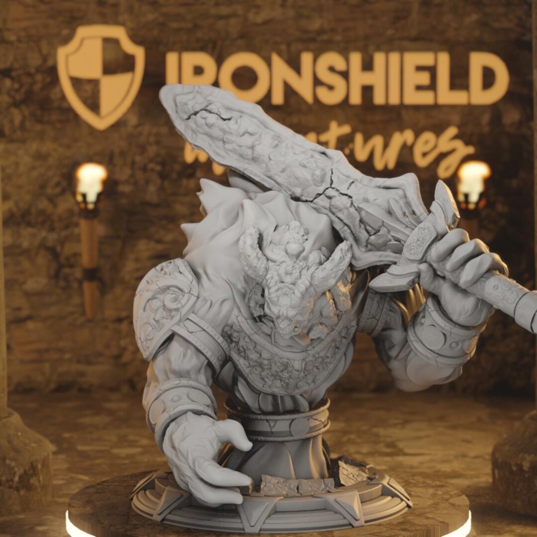 Lava Lord Elemental Beast Sorngaar Large Figure + Base Print 3d 12k Dnd ...