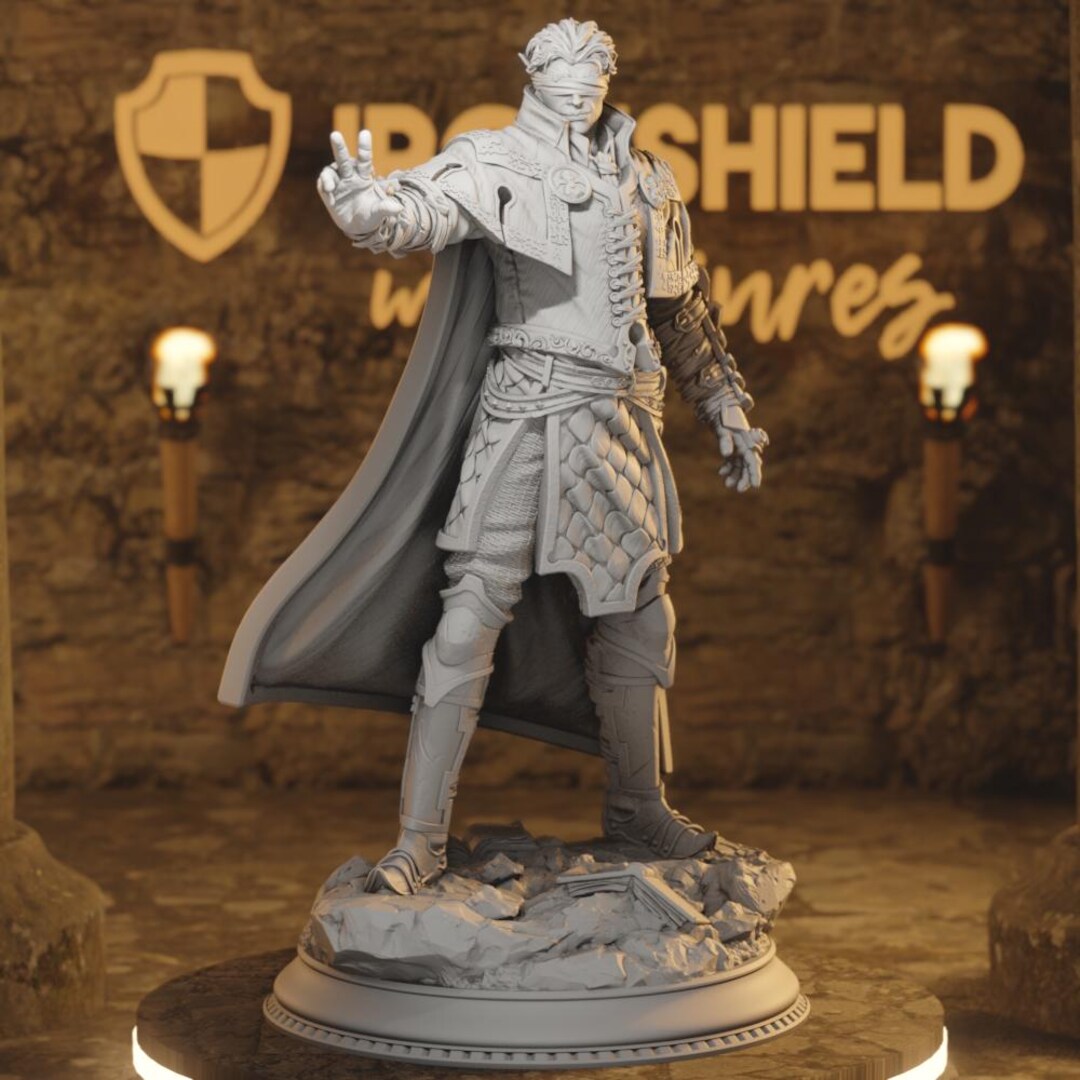 Varys Psionic Wizard Warlock Mage Figure 16k + Base Print 3D RPG ...