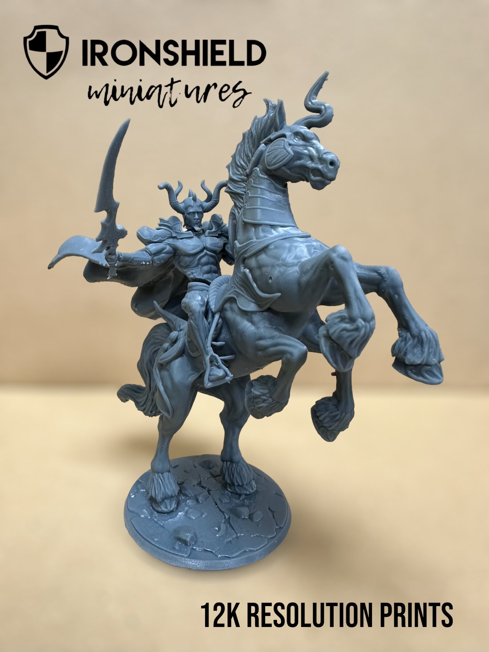 Chimaeria Lion Hydra Monster for Dnd HUGE Figure 12k Print 3d Resin 12k ...