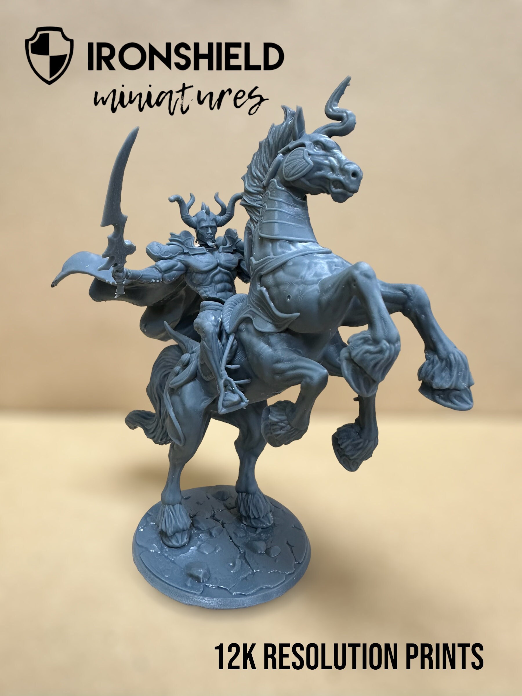 Centaur Girl Horse Armored Dnd Figure Print 3d Resin 12k 32mm ...