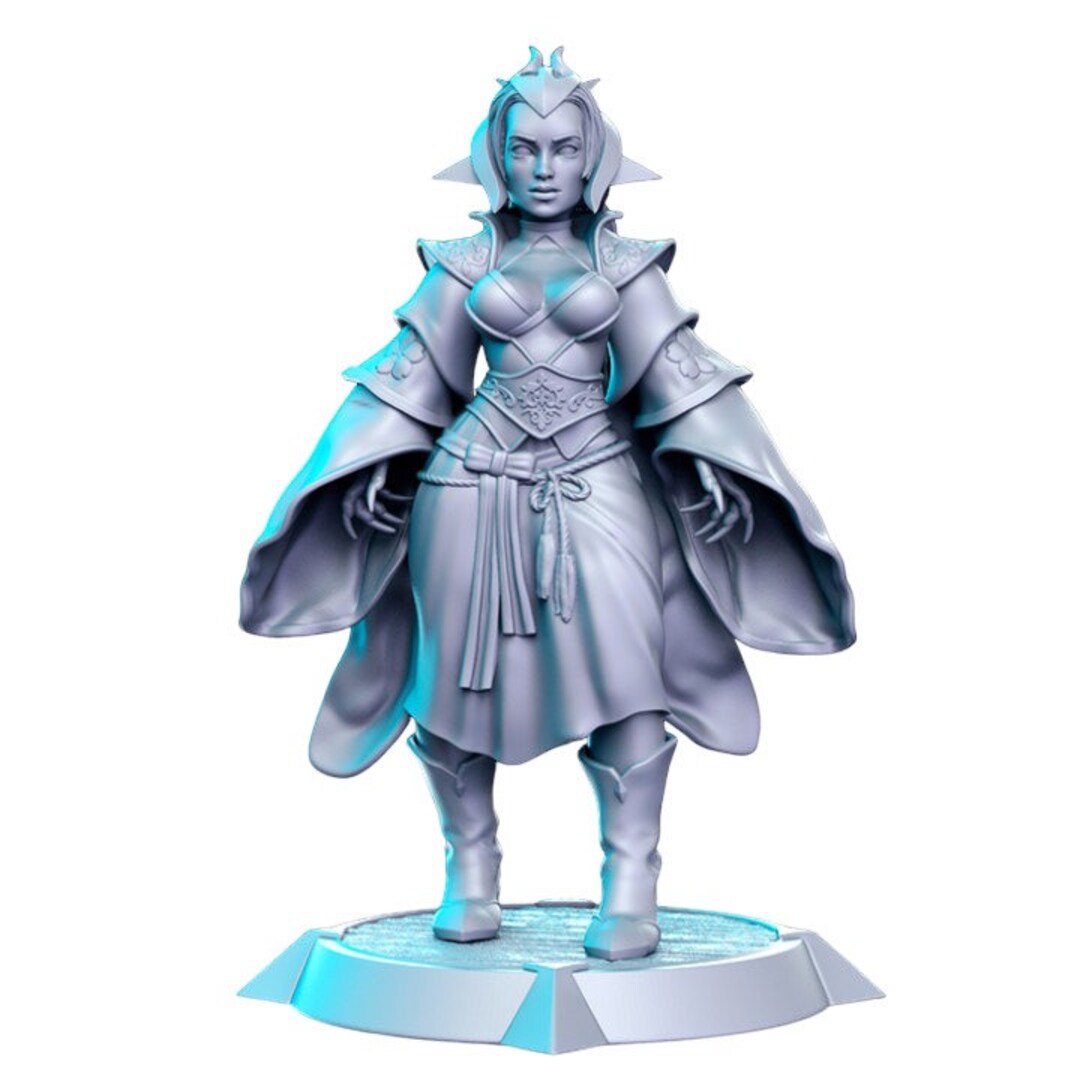 Roysia Priest Dnd Figure Print 3d Resin 12k 32mm Miniatures - Etsy