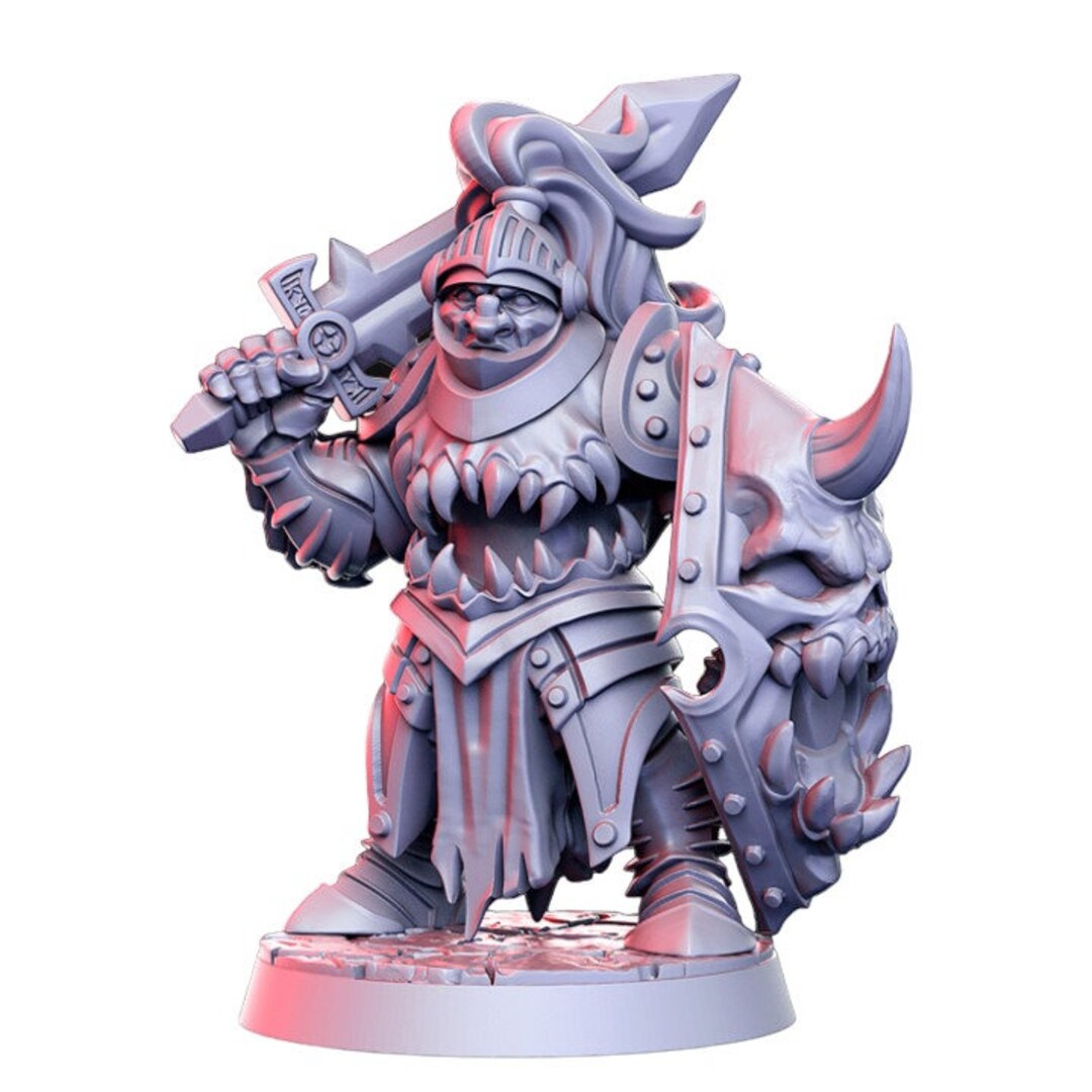 Grumm Demon Warrior Demon Jaw Knight of the Dark Side of Power Detailed ...