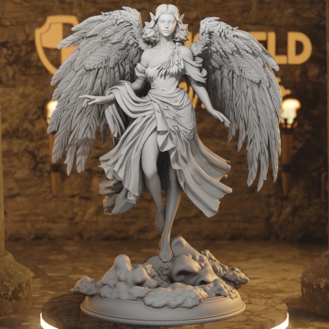 Cesedra Angel of Love Celestial Cleric Sorcerer 5e 16k Figure + Base ...