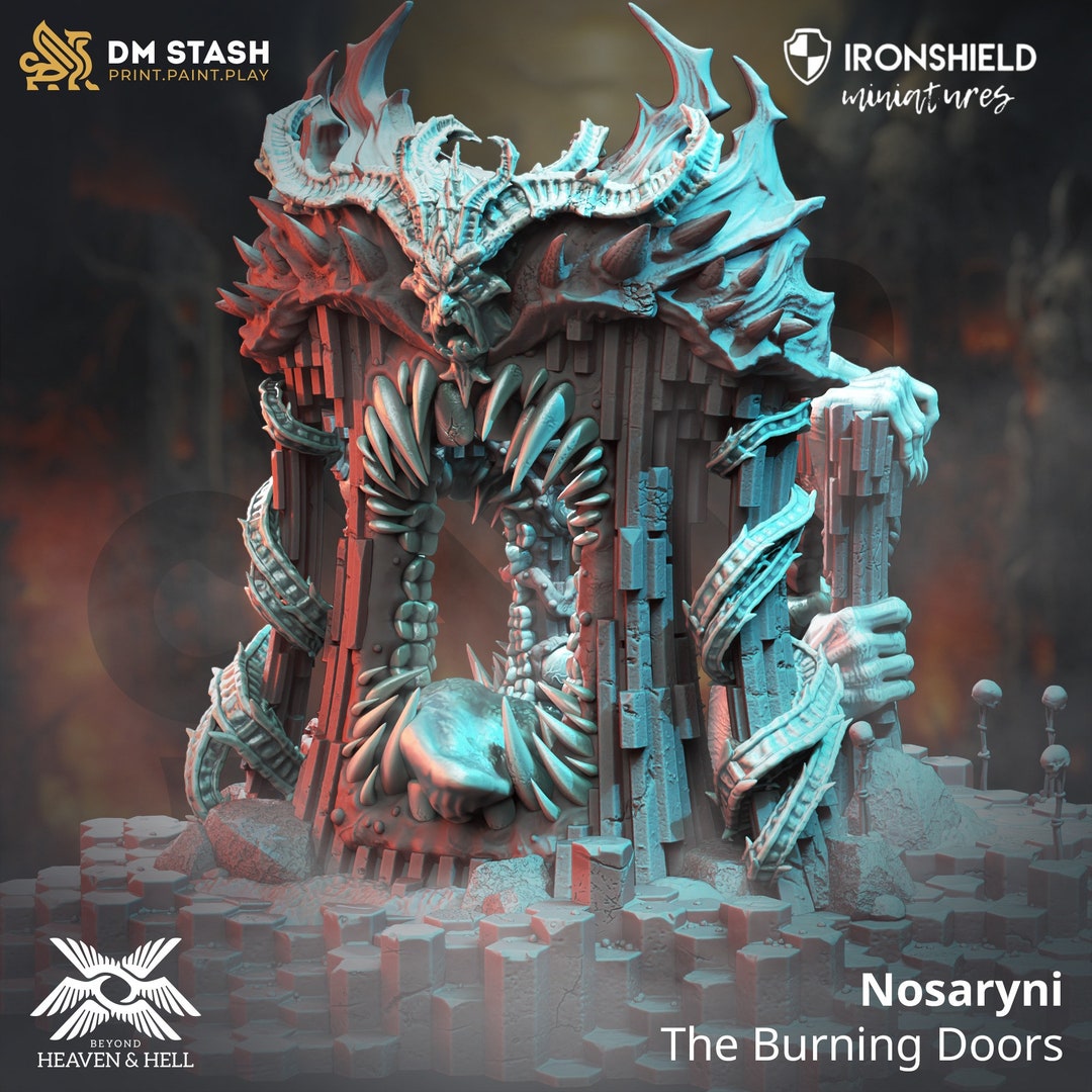 Gates to the Hells Nosaryni Play Sized Terrain Set Print 3d 12k ...